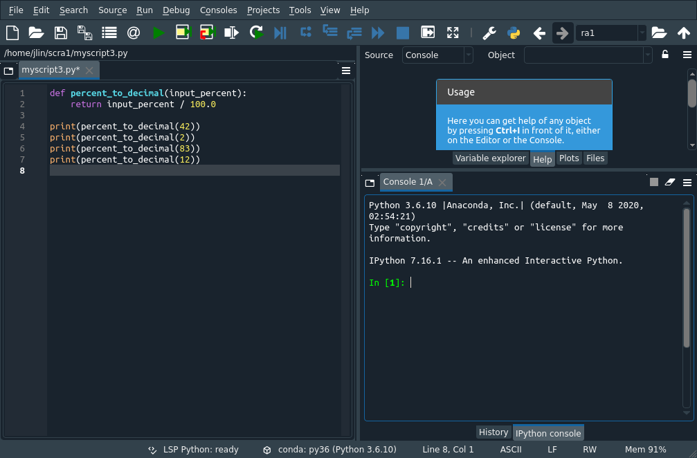 Author Microsite - Using Spyder
